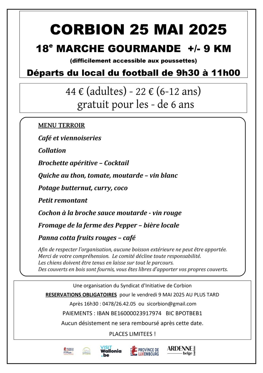 Marche gourmande 2025 - Découvrez Corbion